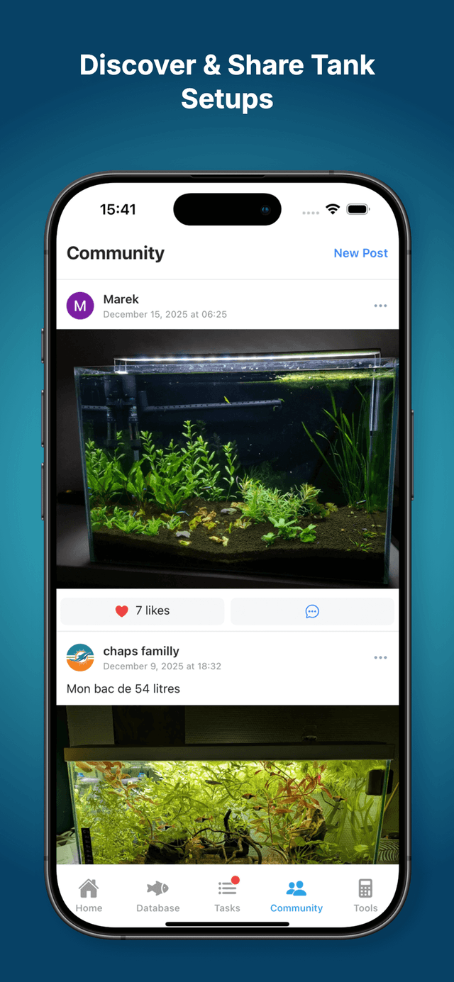 Aquarium Tracker: Tank Manager